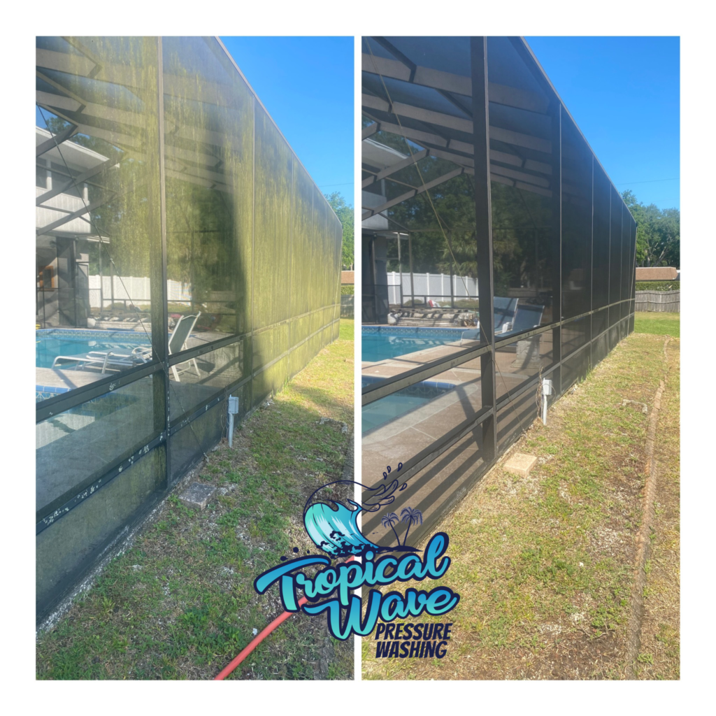 Pool Screen Care | Tropical Wave Pressure Washing